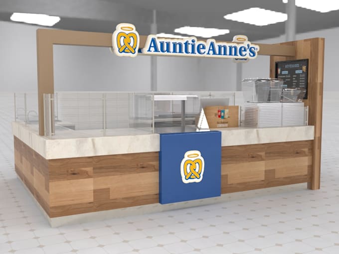 Design display stands, booths, kiosk, and fsu by Osamamahmoud541 | Fiverr