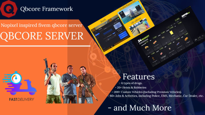 Creating nopixel inspired fivem qbcore servers by Qbcore_developm | Fiverr Creating nopixel inspired fivem qbcore servers by Qbcore_developm | Fiverr