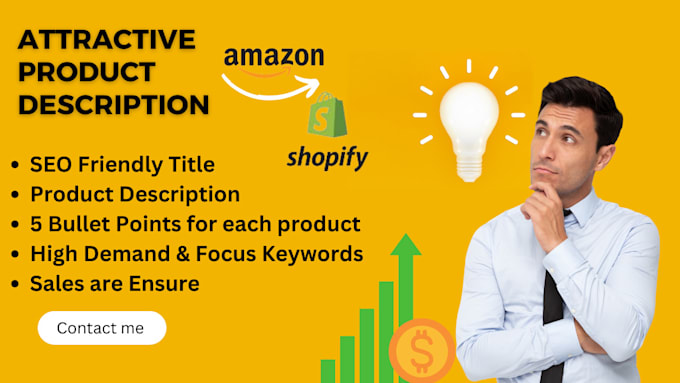 Write attractive product descriptions to maximize your sale by Abdullah ...