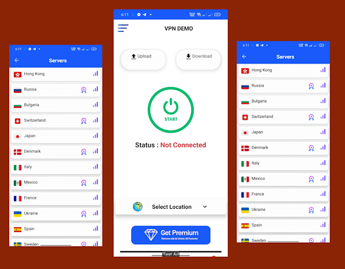 Make a android vpn app by Sabuj32 | Fiverr