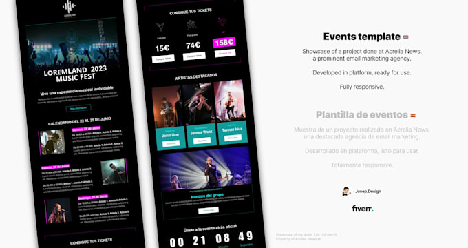 Design a unique brevo email marketing newsletter by Josep_design | Fiverr