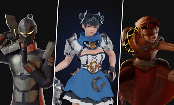 Create 3d model from your 2d character concept or picture by Mfajha ...