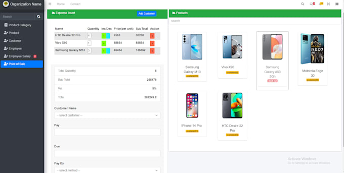 Develop inventory software with pos and invoice system using laravel ...