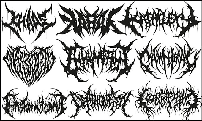 Design custom death metal logo for your band in 24 hours by Aouni12 ...