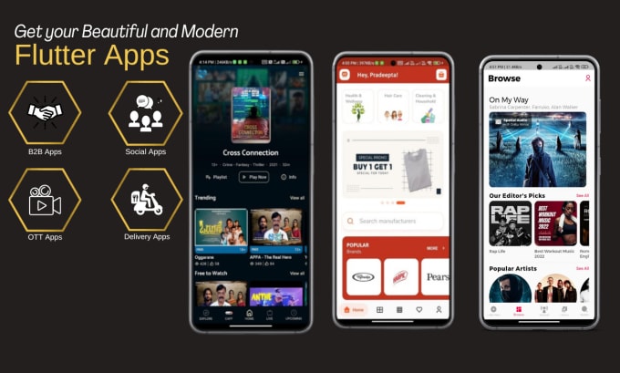 Create Flutter Frontend App From Figma Or Xd By Vikramsssh Fiverr