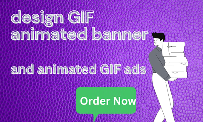 Create animated gif banners and gif advertising by Ellyeroy | Fiverr