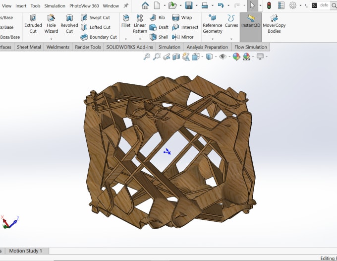 Create 3d model design and assemble mechanical parts in solid work by ...