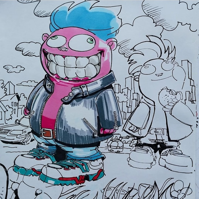 Design a cartoon character for you by Abdullahzabba | Fiverr