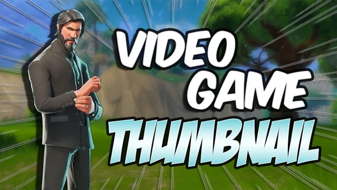 Create eye catching video game thumbnails by Itzkiz | Fiverr