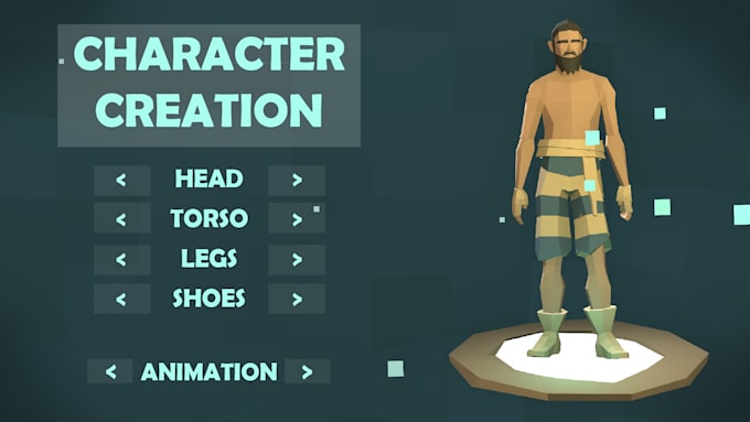 Custom low poly modular character 3d model creation by Alessiaverza ...