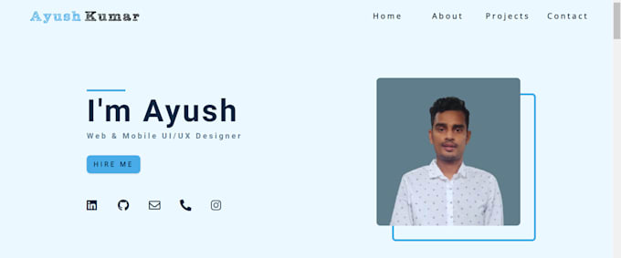 Create A Custom Website Using Html Css Javascript By Chiku03 Fiverr 9381