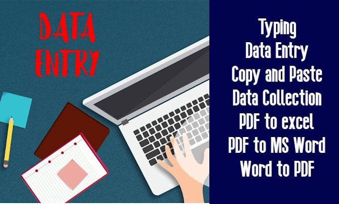 Do data entry, copy paste typing, manual data entry typing work, convert pdf by Danirupunsith ...