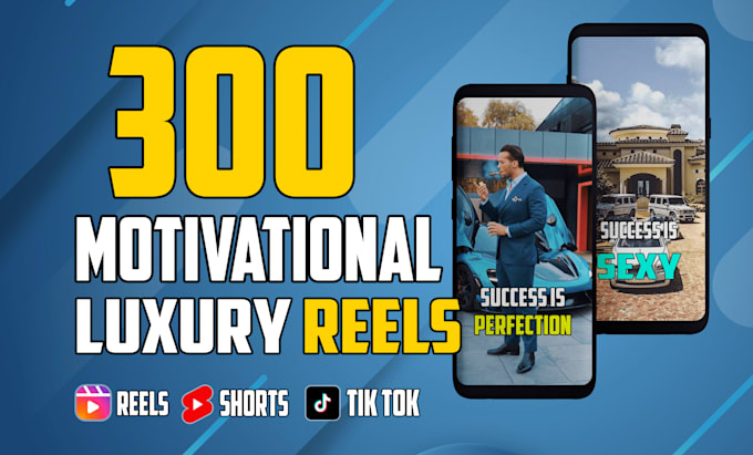 Create custom luxury motivational instagram reels and youtube shorts,fb ...