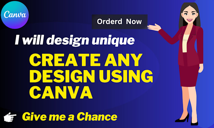 Create any design using canva by Laibaqueen115 | Fiverr