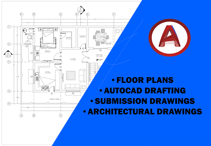 Do autocad drafting, architectural drawings and plans by Randomone272 ...