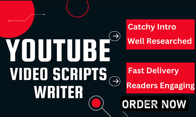 Write captivating scripts for your channel by Ayesha1406 | Fiverr
