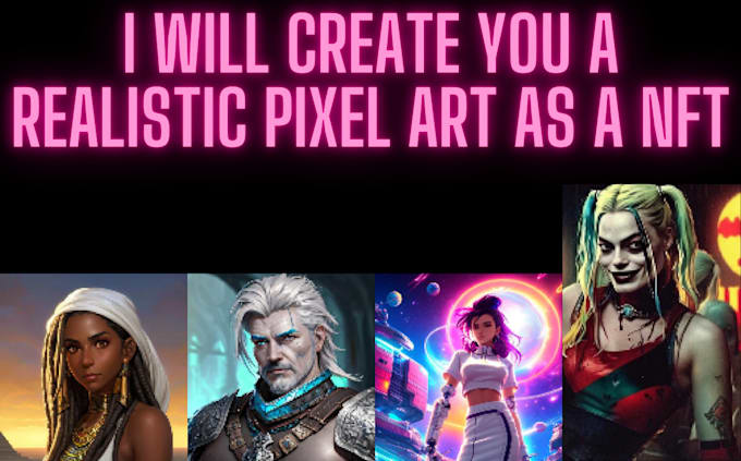 Create you a realistic pixel art as a nft by Pixeldixel1 | Fiverr