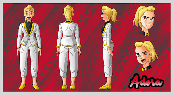 Design reference sheet of your oc or any character you want by ...