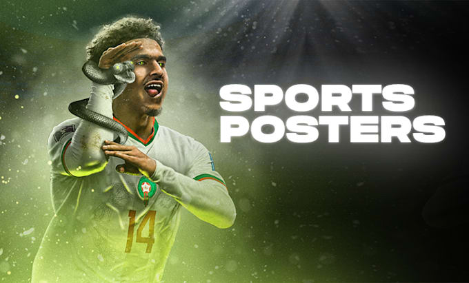 Professional graphics for sports campaigns by Mohamedidrissi6 | Fiverr