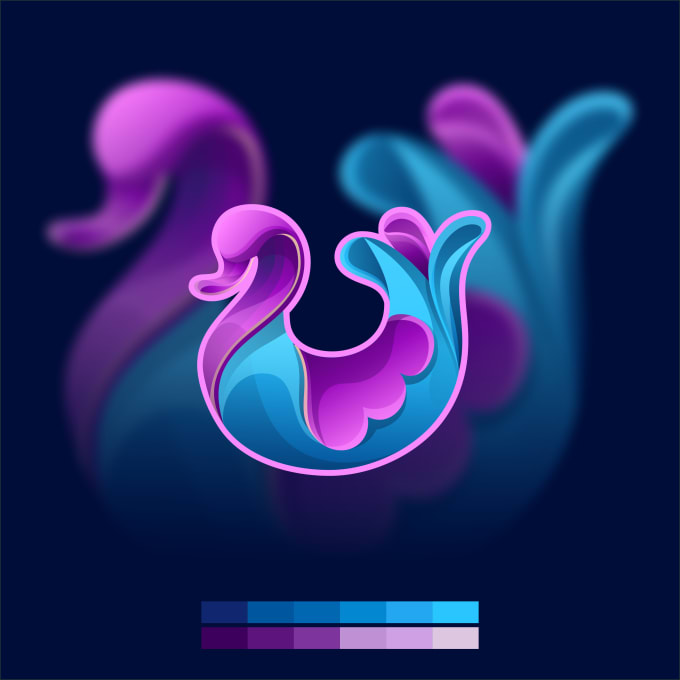 Create gradient logo design by Faberzuki | Fiverr