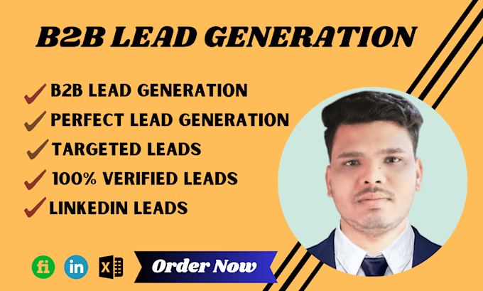 Do perfect b2b lead generation linkedin leads for any industries by Raselsheikh2 | Fiverr