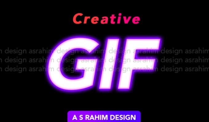Design gif animated banner , giphy and loop by Subhansalee | Fiverr