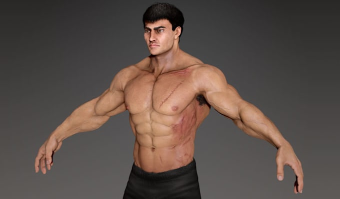 3d realistic character, hyper realistic model, metahuman for game and ...