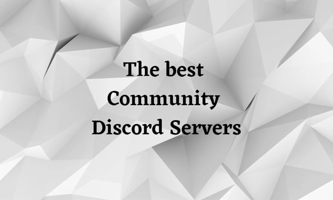 Create a customised community discord server for you by Eques_inferi ...