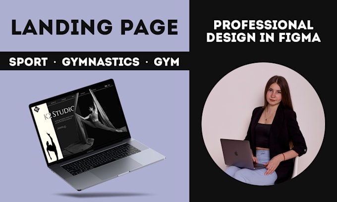Create a sport landing page ui ux design in figma by Yana_zerkal | Fiverr