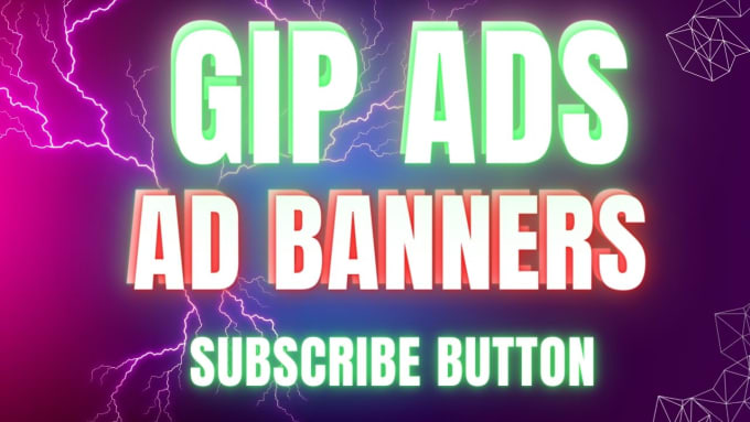Design animated gip ads and gip animated banners by Sheraz1gipads | Fiverr