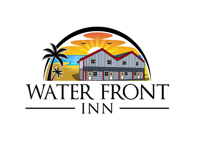 Create your graphic artist creative waterfront logo with fastest ...