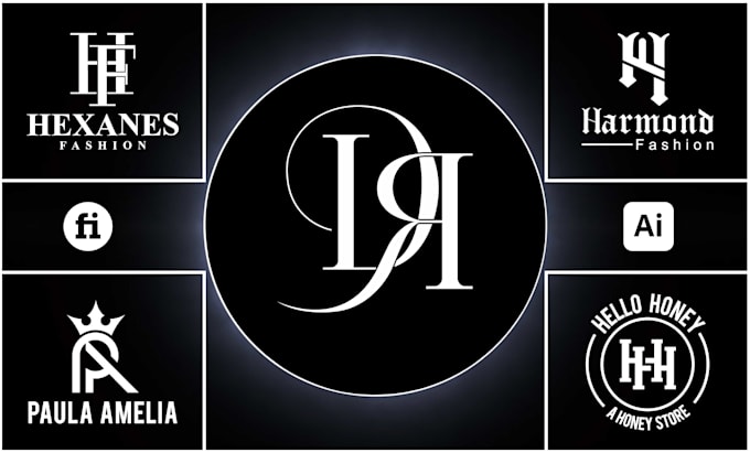 Build a monogram urban streetwear and luxury fashion brand logo ...