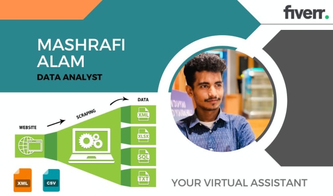 Do web scraping , data scraping, emails scraping by Mashrafi02 | Fiverr