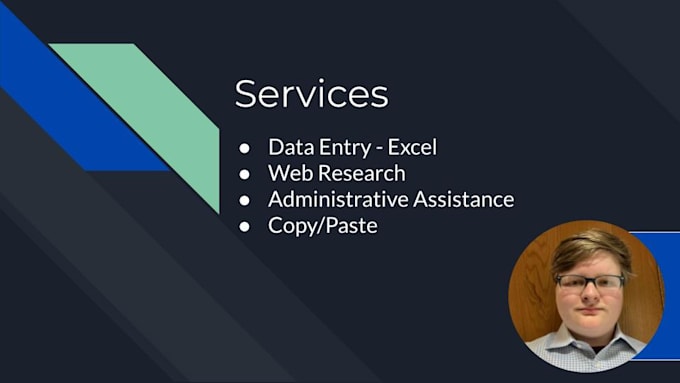 Assist in research, data entry, and administrative support by ...