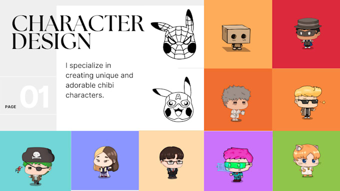 Design playful cartoon characters and logo design by Yuni1987 | Fiverr