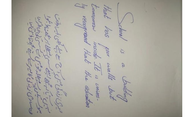 Do handwriting assignment work by Tubassam479 | Fiverr