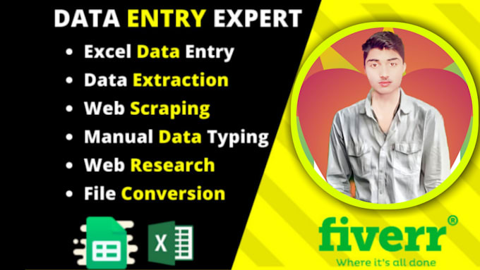 Do fastest data entry , excel spreadsheet,ms word by Rafiqrehmani | Fiverr Do fastest data entry , excel spreadsheet,ms word by Rafiqrehmani | Fiverr