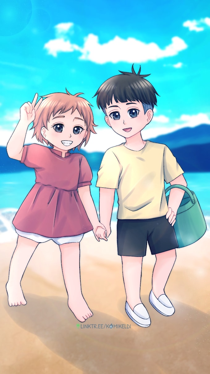 Draw your photo or request into my style, anime or chibi by Eldi_ld ...