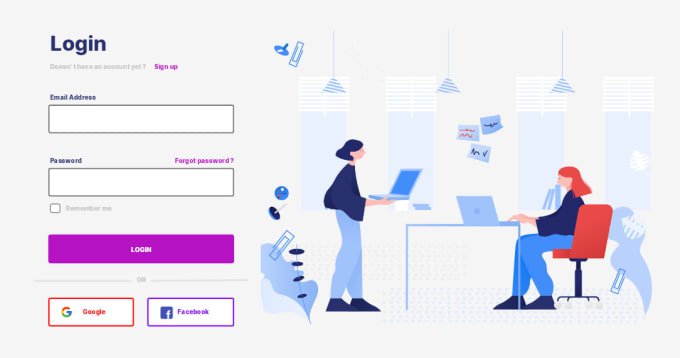 Develop secure and intuitive login and register pages for your website ...