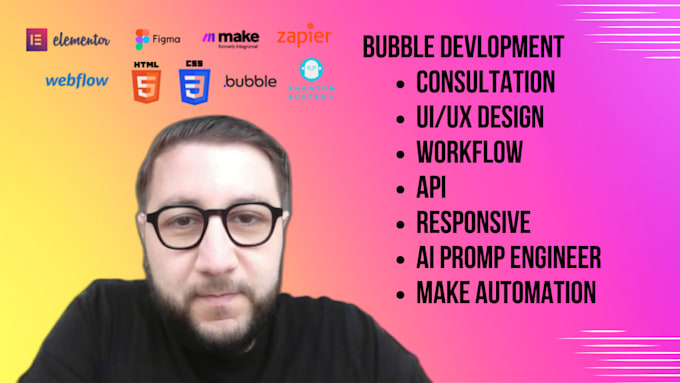 Build a web application with bubble full responsive by Alisadouioui | Fiverr