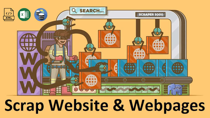 Scrap And Extract Data From Any Website Or Webpages With Php By Websiteweaver Fiverr 7143