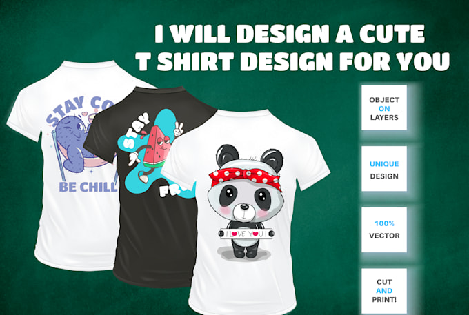 Design cute feminine t shirt and merch design for you by Newnidesign ...