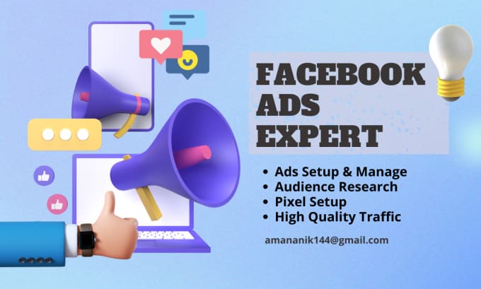 Run create facebook paid ads campaign by Amananik553 | Fiverr Run create facebook paid ads campaign by Amananik553 | Fiverr
