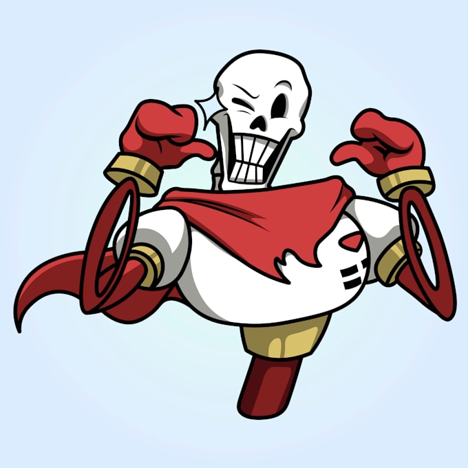 Make a cool cartoon style illustration of the character by Belkinok ...