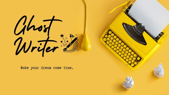 Make your dream to be a writer come true by Helenyg | Fiverr