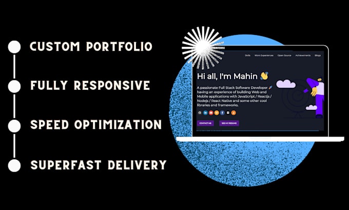 Build custom portfolio website with html, react, and nextjs by ... Build custom portfolio website with html, react, and nextjs by ...