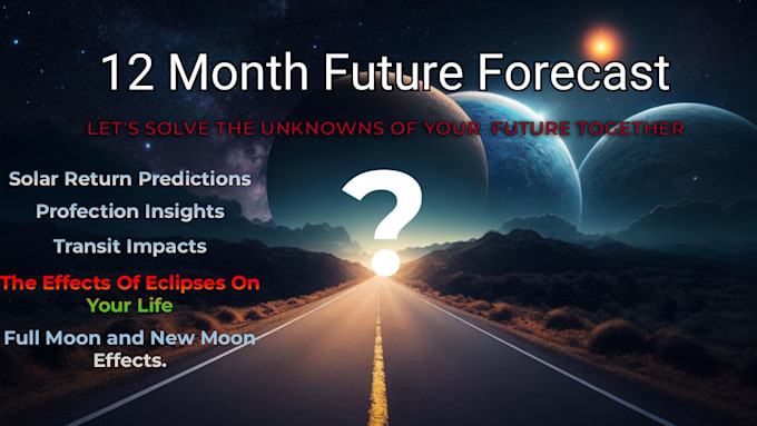 Make your one year future prediction by Sancarabay27 | Fiverr