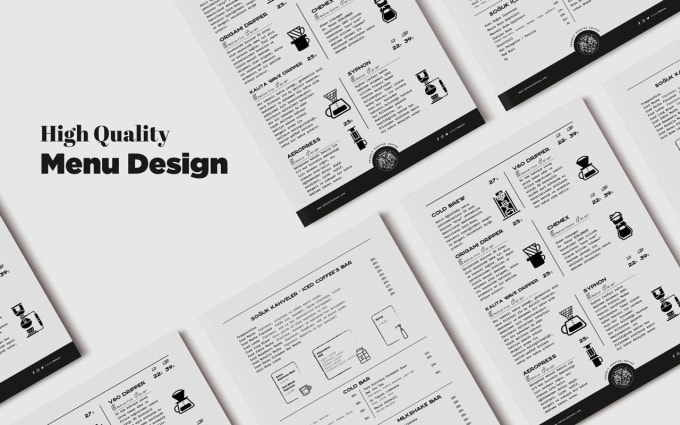 Design menus that describe your restaurant, pub, coffee shop the best ...