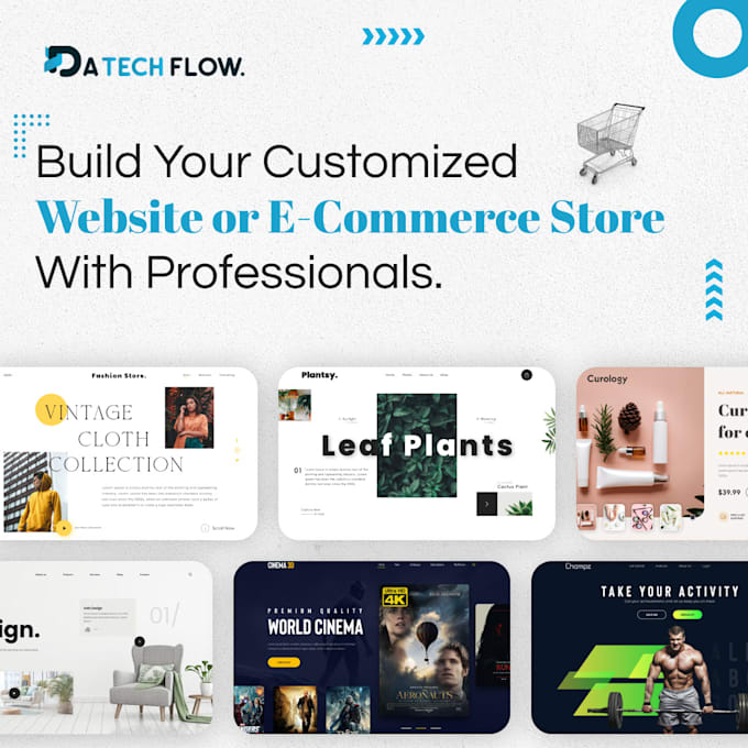 Create a custom design website by Malidigitalads | Fiverr
