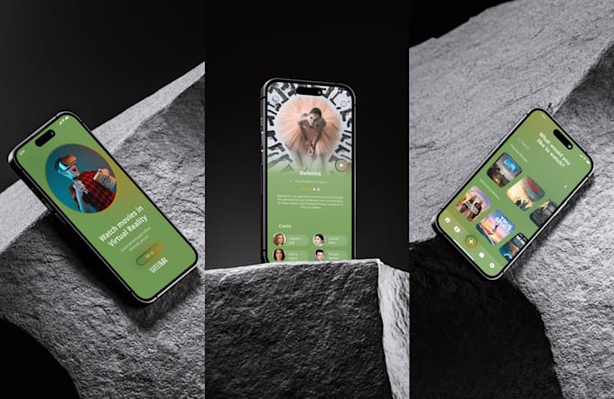 Create mobile app ui and website ui design by Vexiconic | Fiverr